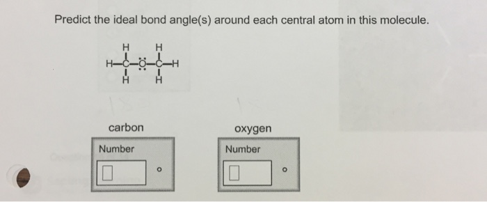 Solved Predict the ideal bond angle(s) around each central | Chegg.com