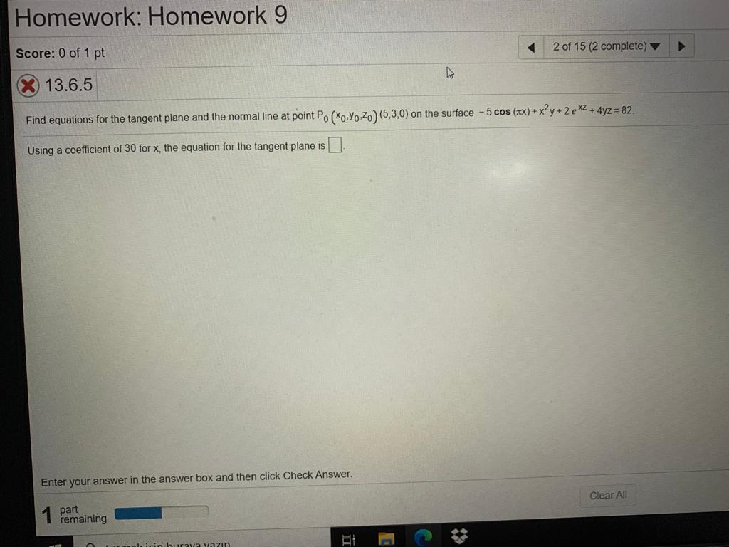 Solved Homework: Homework 9 Score: 0 of 1 pt 2 of 15 (2 | Chegg.com