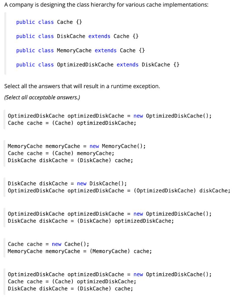 Solved A company is designing the class hierarchy for | Chegg.com