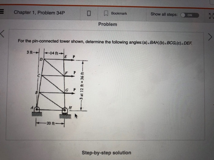 Solved Chapter 1, Problem 34P 0 Bookmark Show all steps: ON | Chegg.com