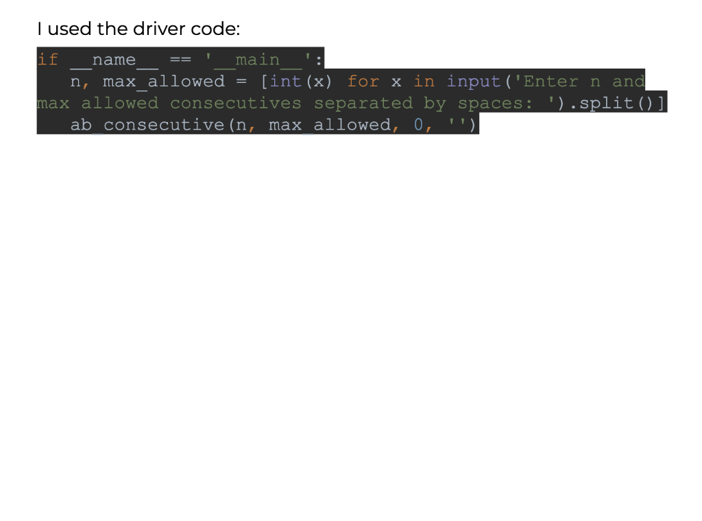 Solved Problem 5 Ab Consecutive Create A Recursive
