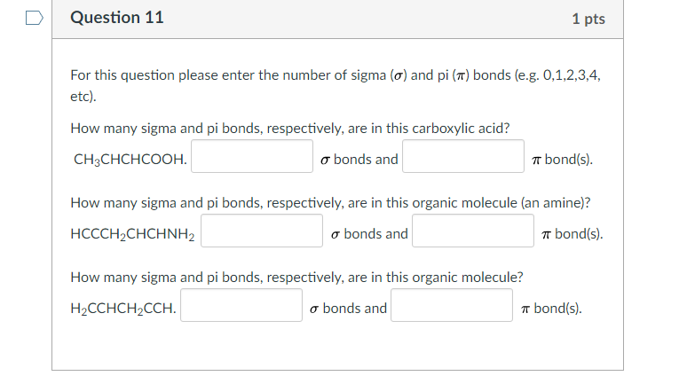 Solved D Question 11 1 pts For this question please enter | Chegg.com