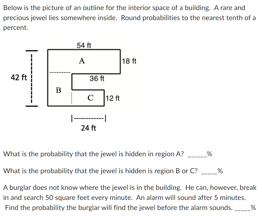 Solved Below is the picture of an outline for the interior | Chegg.com