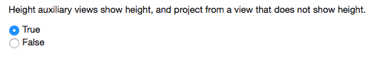 Solved Height auxiliary views show height, and project from | Chegg.com
