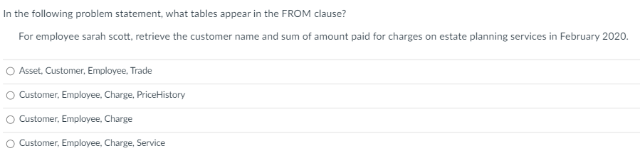 Customer Custld CustName CustAddr CustCity CustState | Chegg.com
