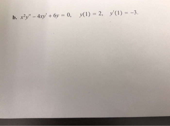 Solved Differential Equations Chegg