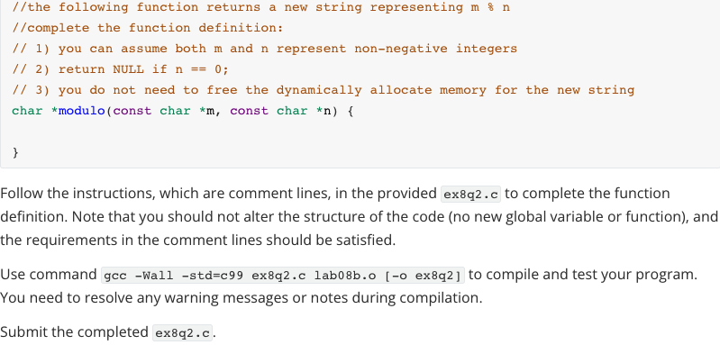 Part 2: Strings representing integers We deal with | Chegg.com