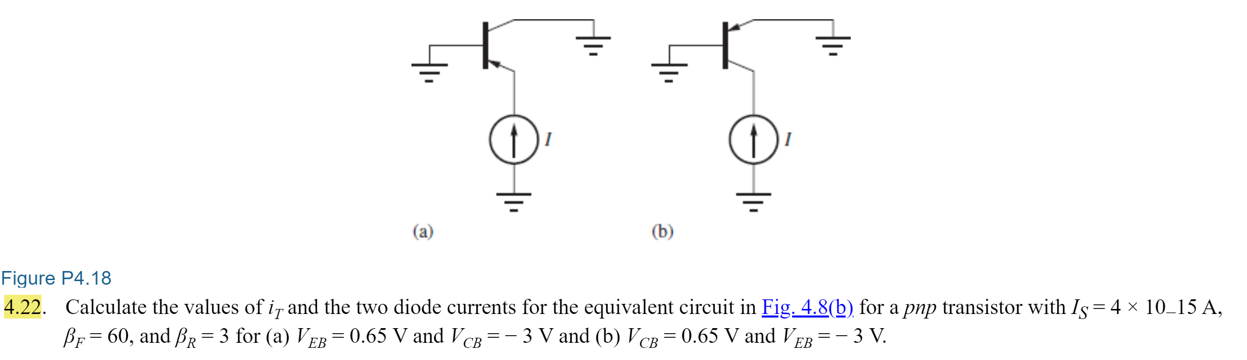 Solved Calculate the values of iT and the two diode currents | Chegg.com Solved Calculate the values of iT and the two diode currents | Chegg.com