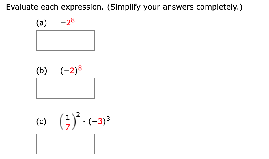Solved Simplify each expression, and eliminate any | Chegg.com
