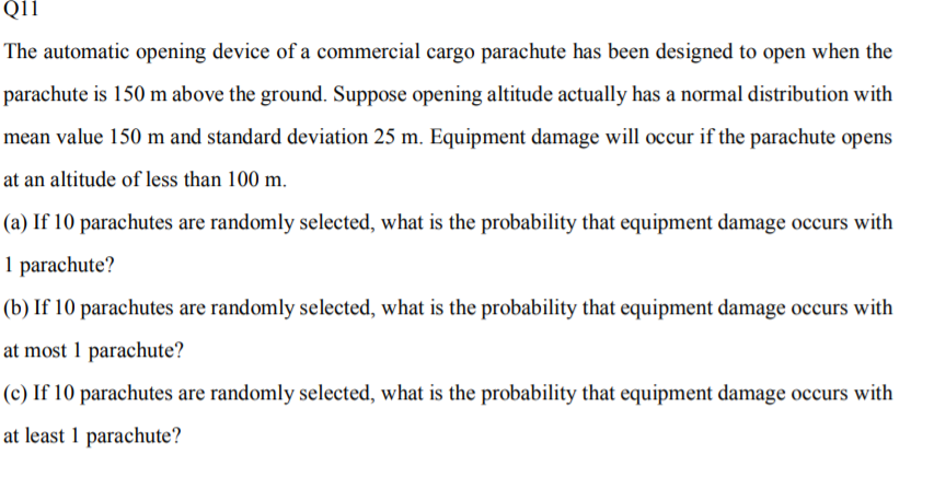 Solved Q11 The automatic opening device of a commercial | Chegg.com
