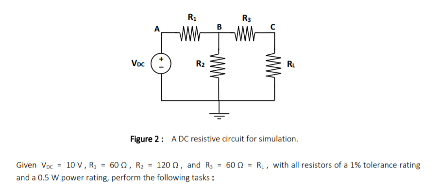 Solved R1 R3 B с ww WW Voc R2 WWW www RL Figure 2: ADC | Chegg.com