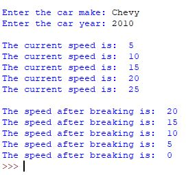 Solved I need a Python Program! Design a class named Car | Chegg.com