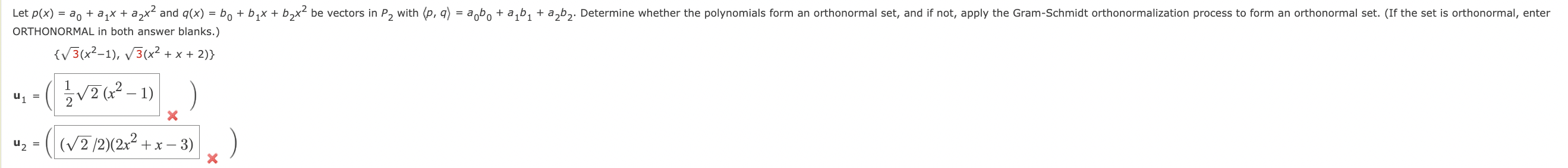 Solved Let P X A0 A1x A2x2 And Q X B0 B1x B2x2
