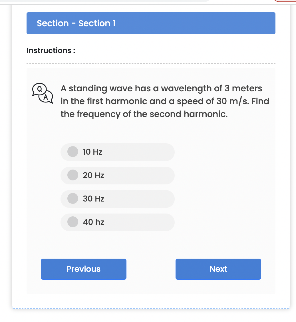 Solved Q A standing wave has a wavelength of 3 ﻿metersA in | Chegg.com