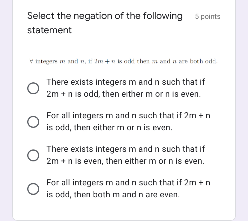 Solved 10 points Prove (on paper) the following statement | Chegg.com