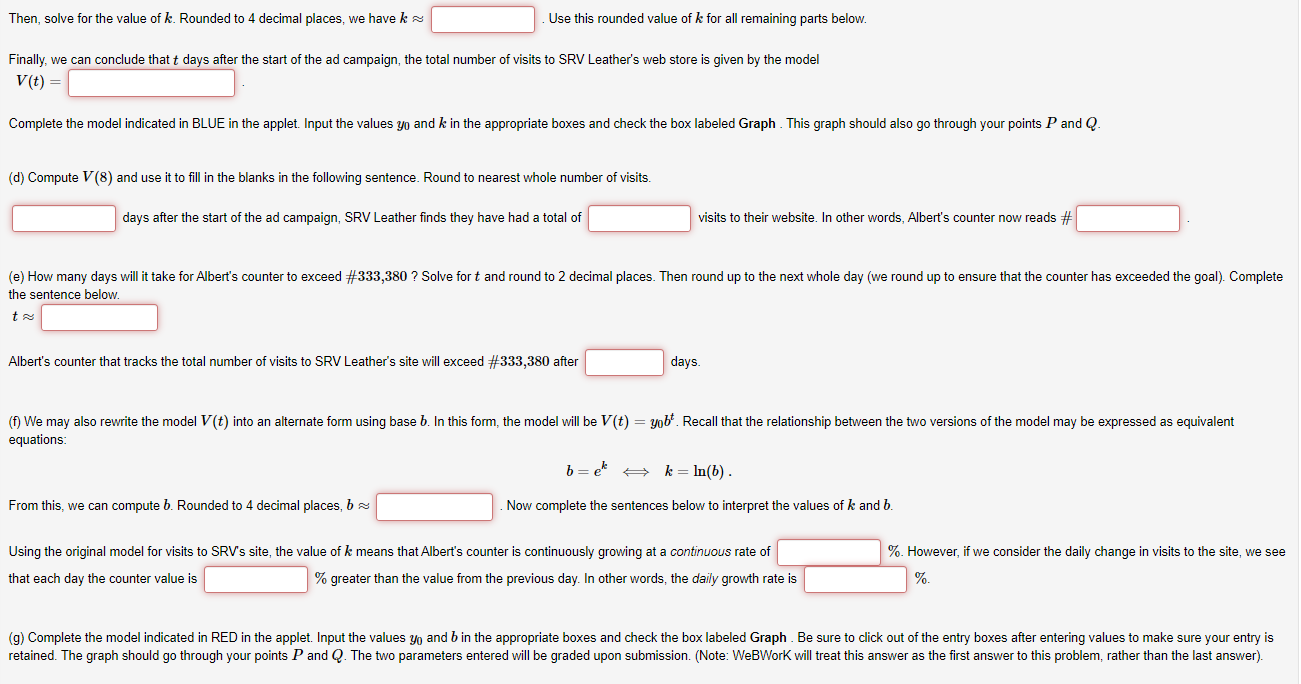 Solved advertise their site. To monitor the traffic to the | Chegg.com