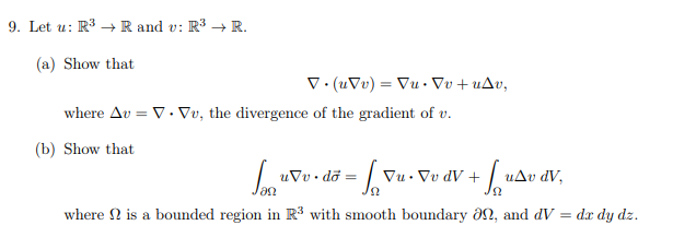 Solved Let u:R3→R and v:R3→R. (a) Show that | Chegg.com