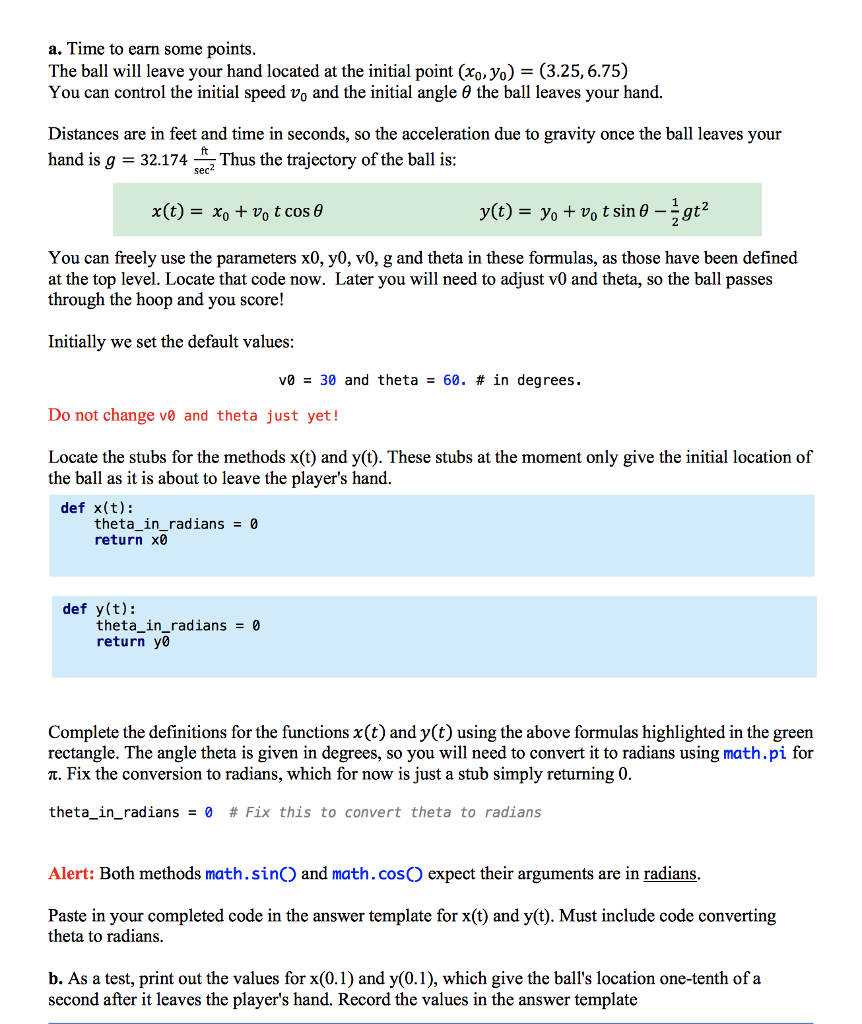 Use Python version 3.6 to complete Exercise 1: | Chegg.com