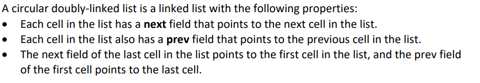 Solved C Programming Language: How to complete this doubly | Chegg.com