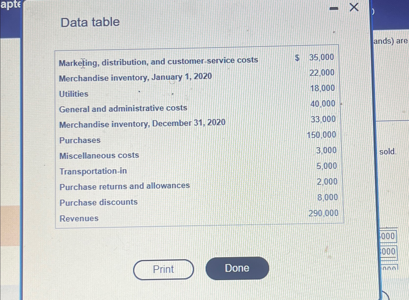 Solved Create Income Statement Chegg