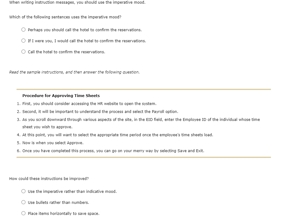 Solved Instruction messages clearly explain how to execute a | Chegg.com