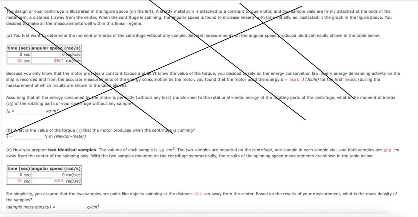 (c) Now you prepare two identical samples. The volume | Chegg.com