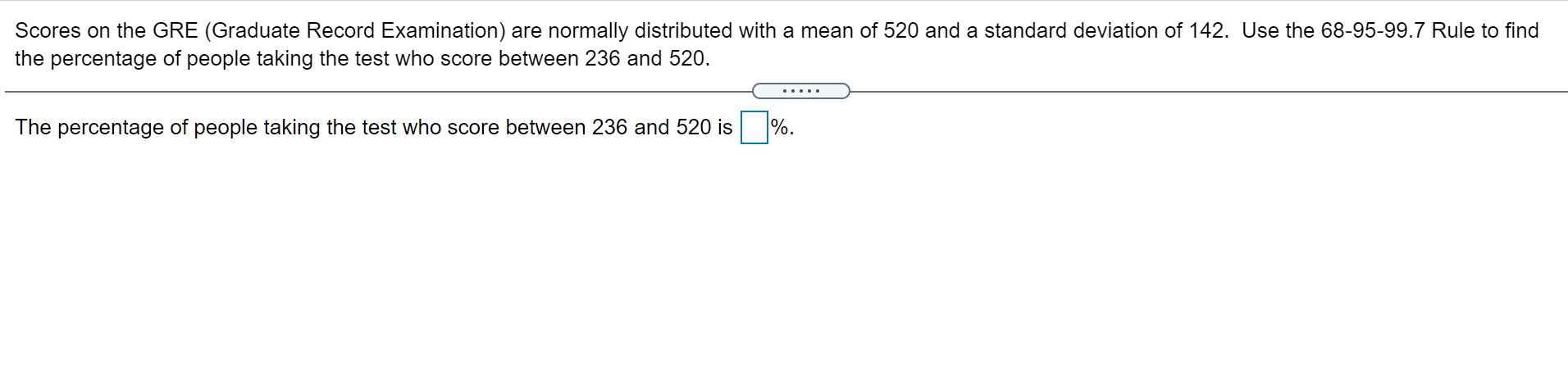 Solved Scores on the GRE (Graduate Record Examination) are | Chegg.com