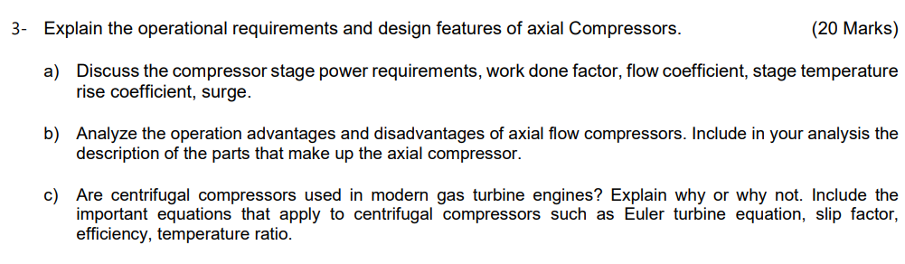 3- Explain the operational requirements and design | Chegg.com