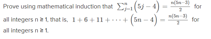 Solved Prove using mathematical induction that | Chegg.com