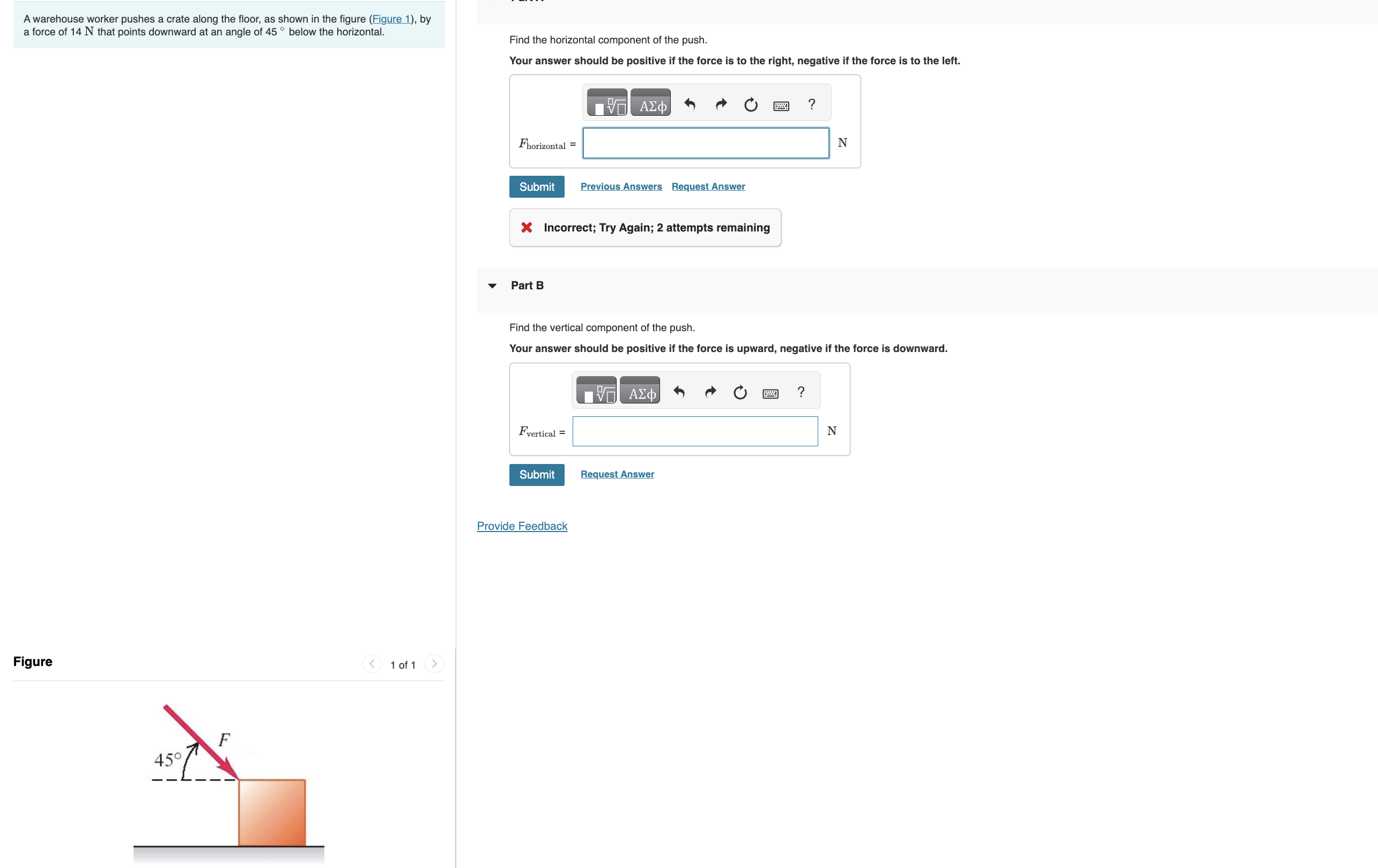 A warehouse worker pushes a crate along the floor, as | Chegg.com