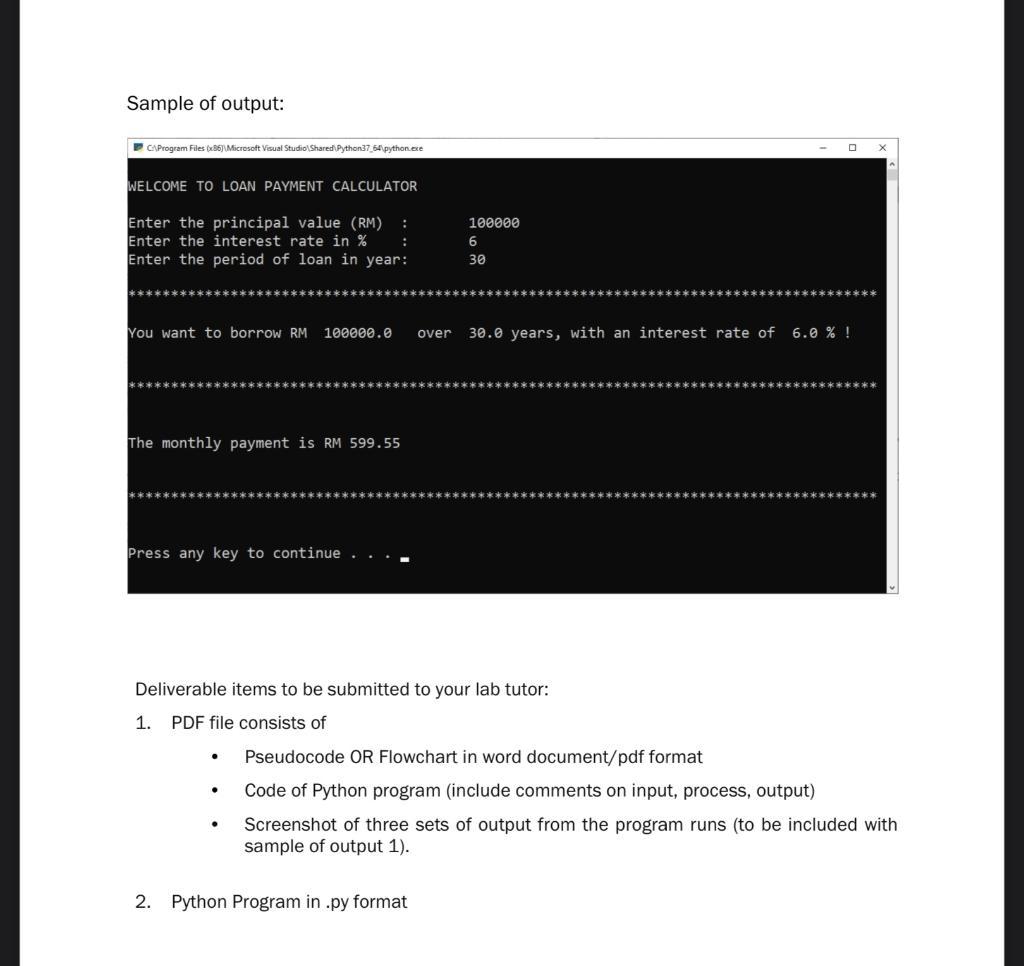 Solved Assessment 1 Loan Payment Calculations Or Monthly Chegg