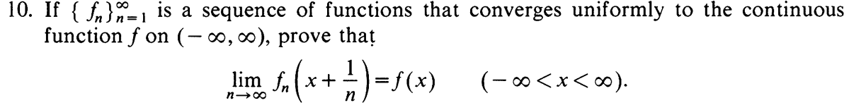 Solved 0 . If {fn}n=1∞ is a sequence of functions that | Chegg.com