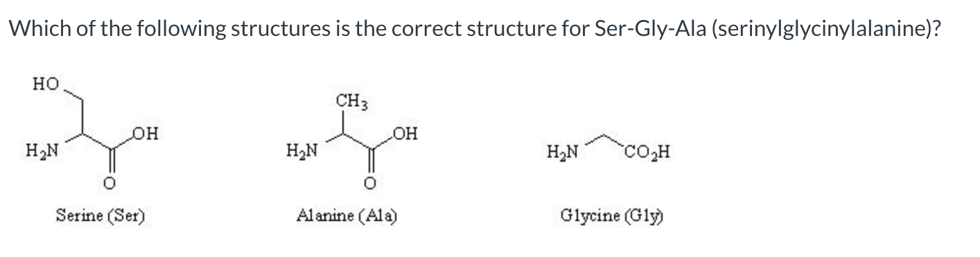 Solved Which of the following structures is the correct | Chegg.com