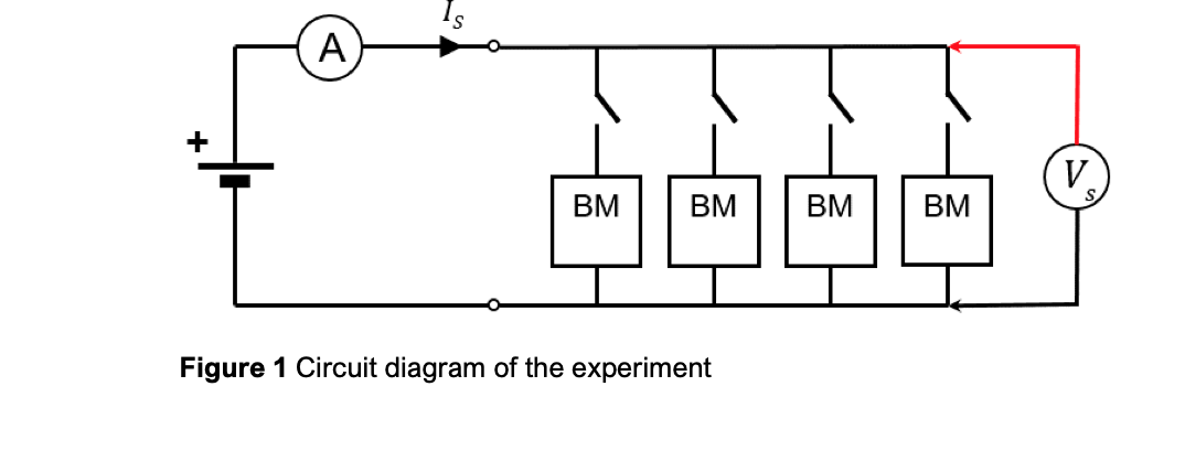 Solved A V s BM BM BM BM Figure 1 Circuit diagram of the | Chegg.com