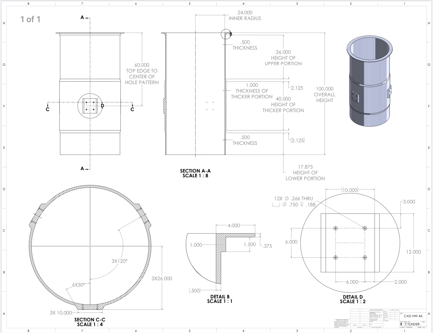Solved please give the steps of how to turn this drawing | Chegg.com