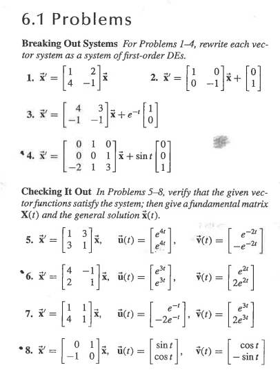 Solved Breaking Out Systems For Problems 1-4, rewrite each | Chegg.com