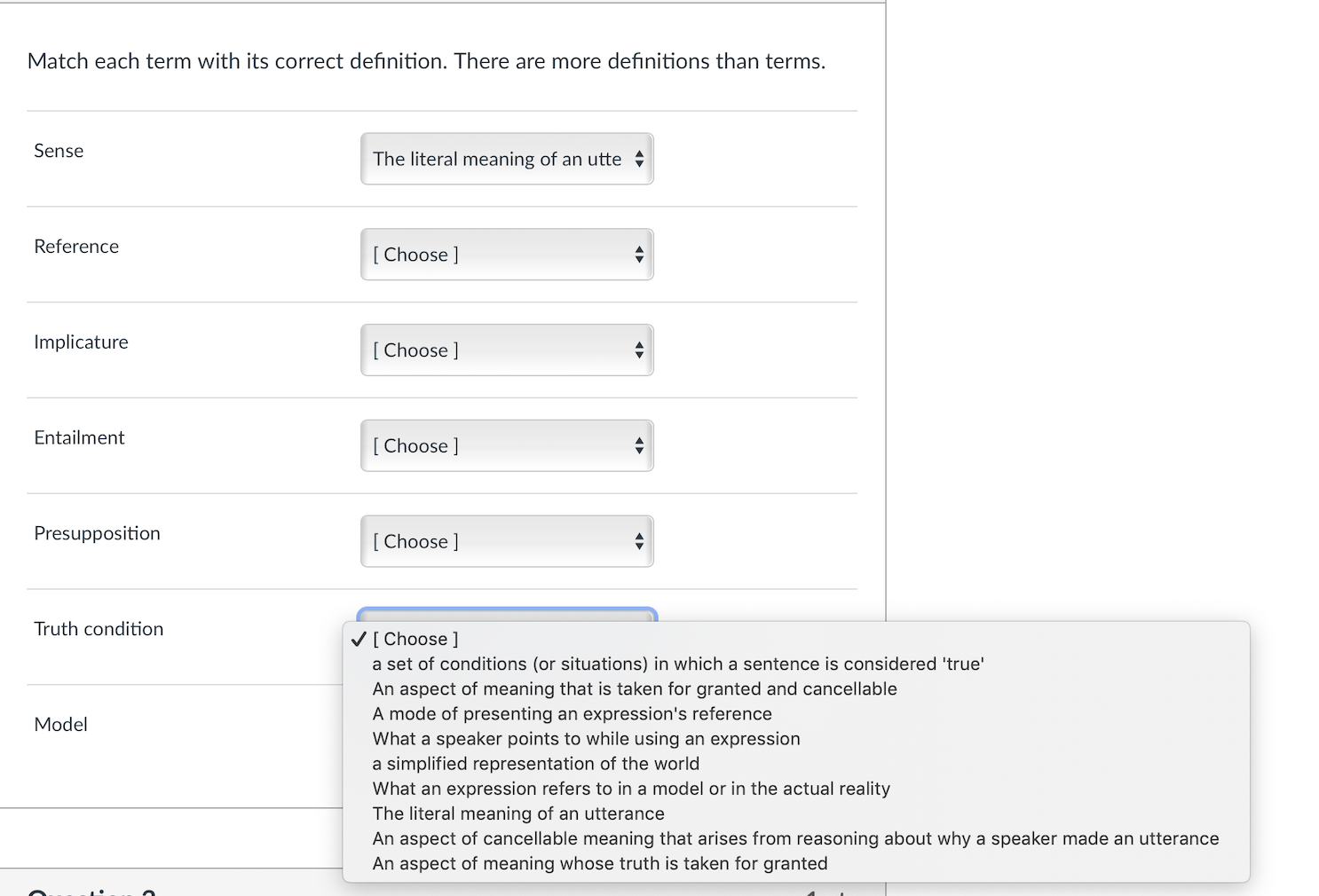 Solved Match each term with its correct definition. There | Chegg.com