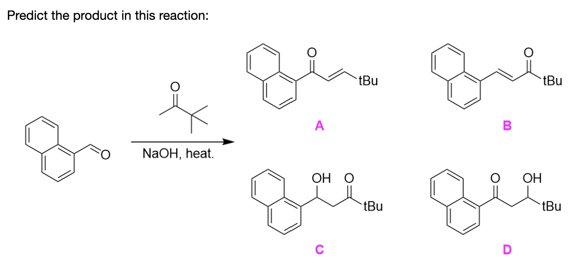 Solved Predict the product in this reaction: Gia Gri tBu & A | Chegg.com