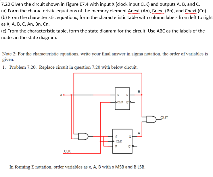 Solved 7.20 Given the circuit shown in Figure E7.4 with | Chegg.com