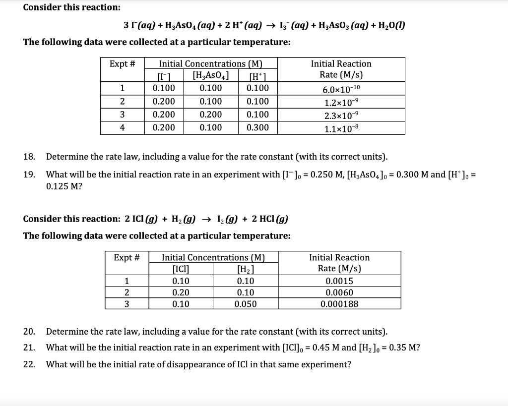 Solved Consider this reaction: | Chegg.com