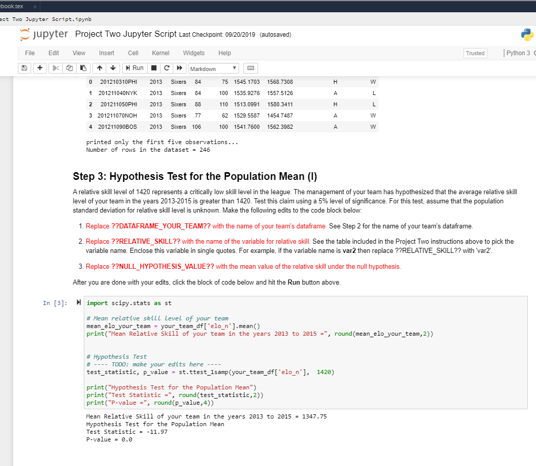 Trusted Python 3 ebook.tex x =ct Two Jupyter | Chegg.com