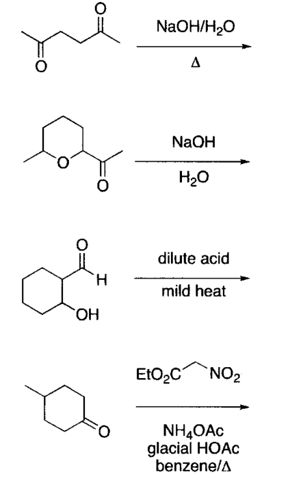 Solved NaOH/HAO A NaOH 0 H20 OS I dilute acid mild heat ОН | Chegg.com