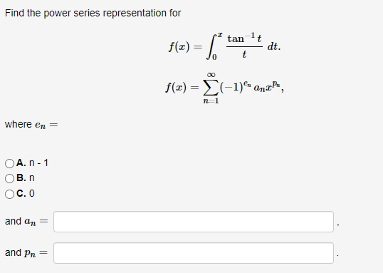 Solved Find the power series representation for | Chegg.com