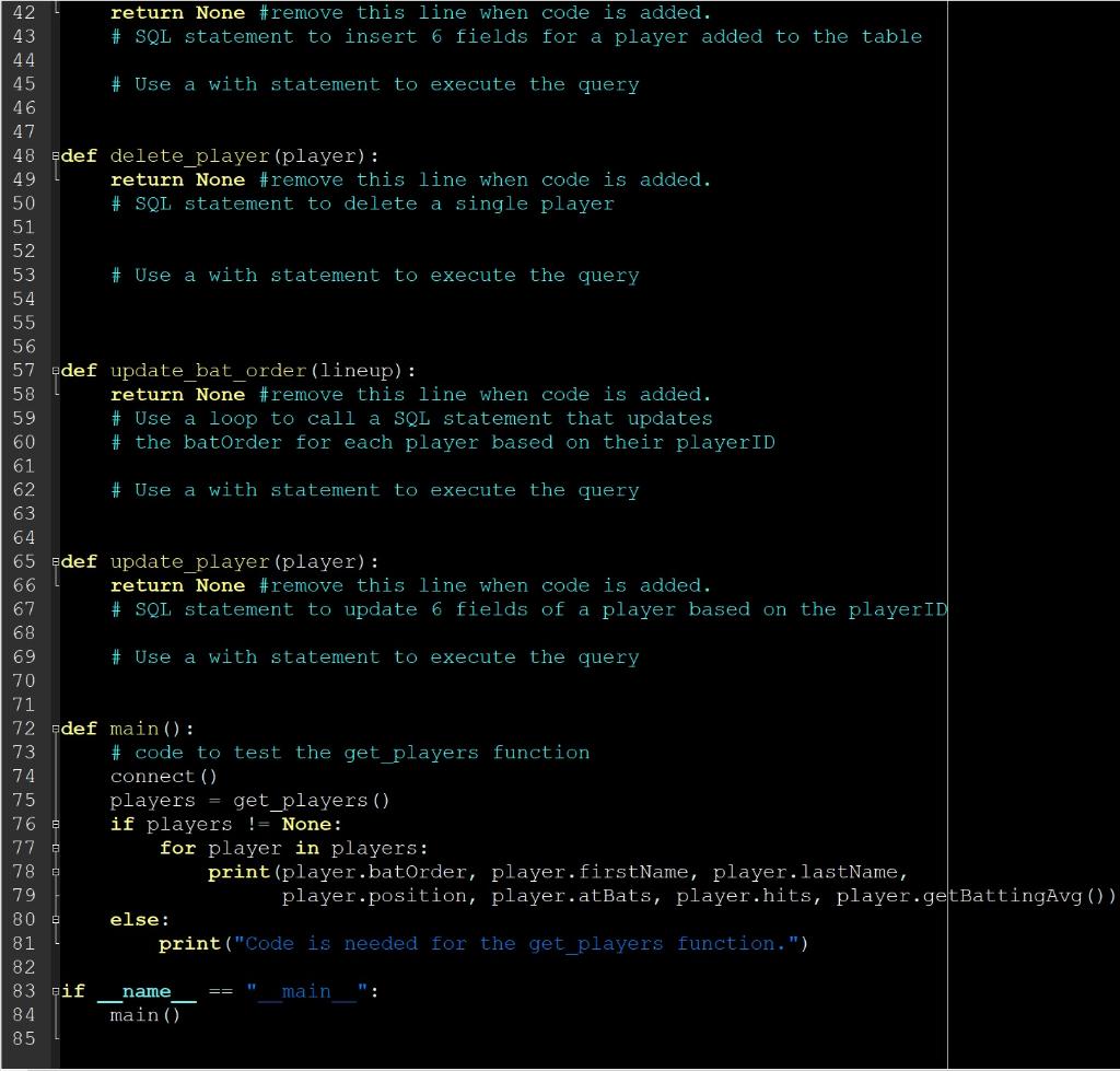 Solved Please Code The Following Assignment Using Python3 