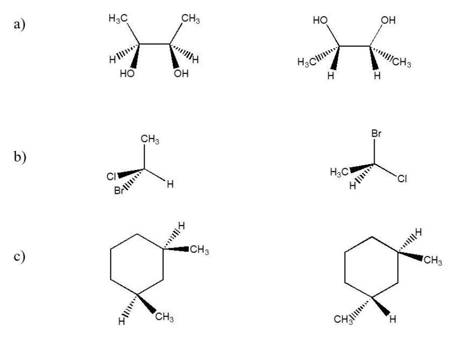 Solved 3. Give the stereochemical relationship between each | Chegg.com