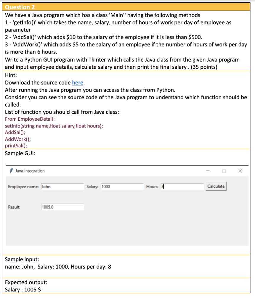 Answered Source Code Question 2 We Have A Java Program Whi 