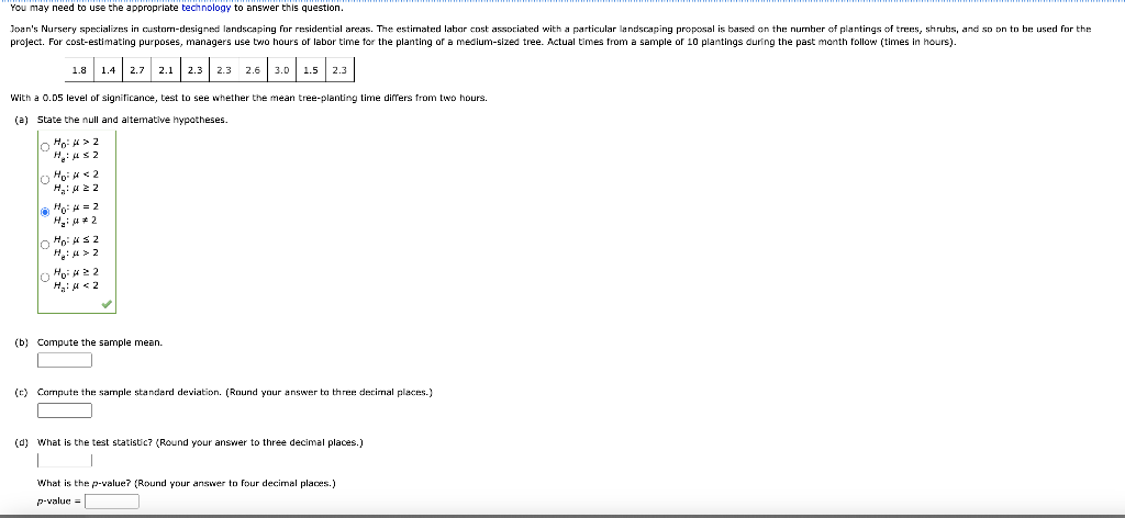 Solved You may need to use the appropriate technology to | Chegg.com