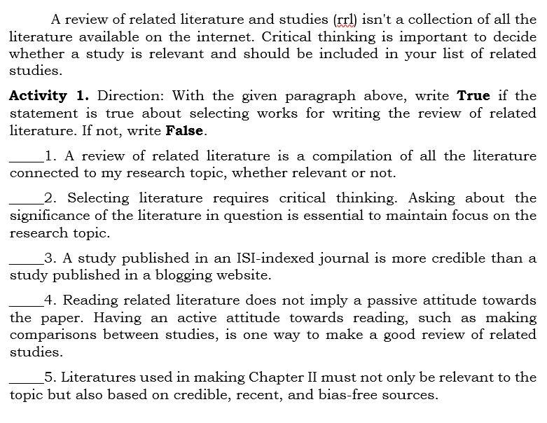 Solved True or False. Note: Chapter I refers to | Chegg.com