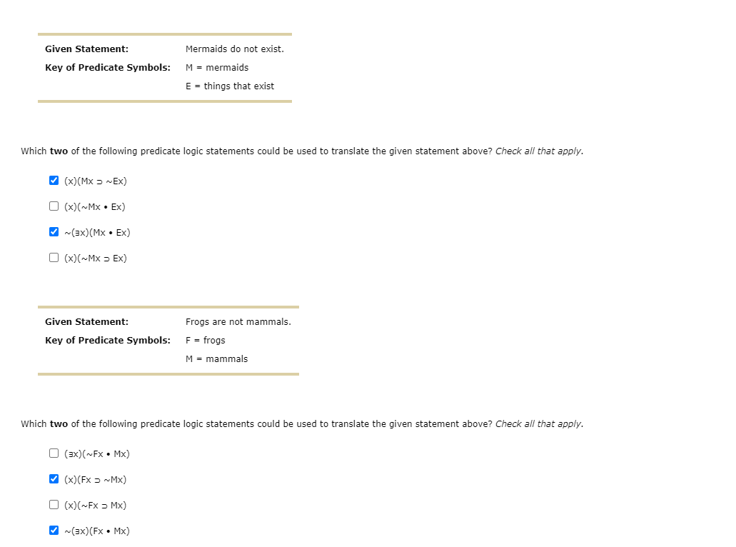 Solved 4. Equivalence Between Particular Statements and | Chegg.com