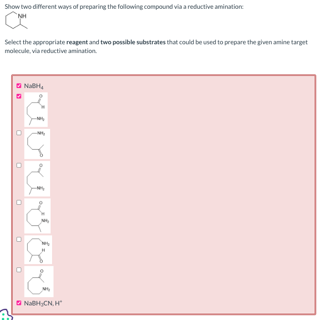 Solved Select the appropriate reagent and two possible | Chegg.com